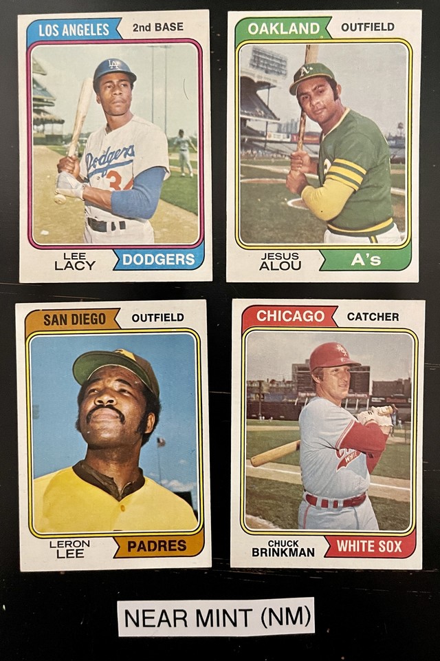 1974 Topps Baseball Cards 501-660 (P-NM) - You Pick - Complete Your Set ...