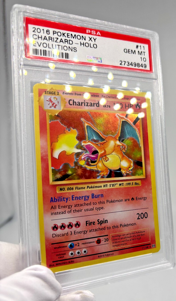 Pokemon Cards - PSA 10 Charizard 11/108 - Evolutions XY Holo - GEM MT - PSA10 | eBay