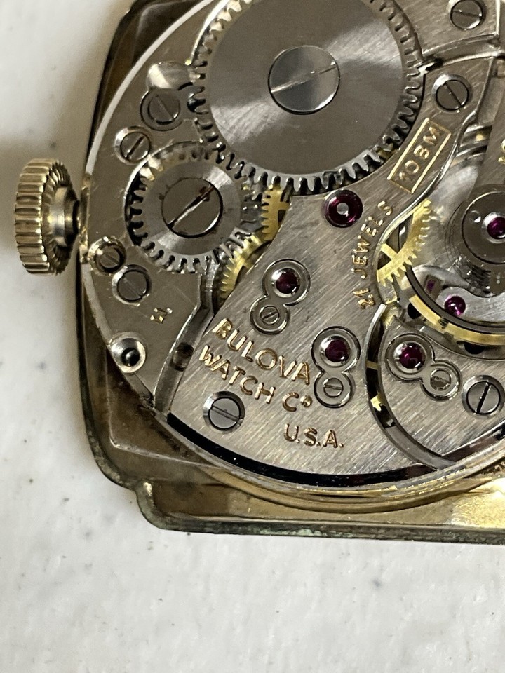 Bulova Excellency 21 Jewel 10BM Movement Watch Working 1951 JO304 | eBay