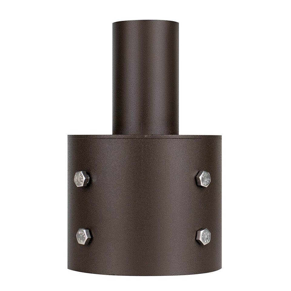 3" 4" 5'' 6in Round Light Pole Reducer Tenon Adapter for 2-3/8 ...