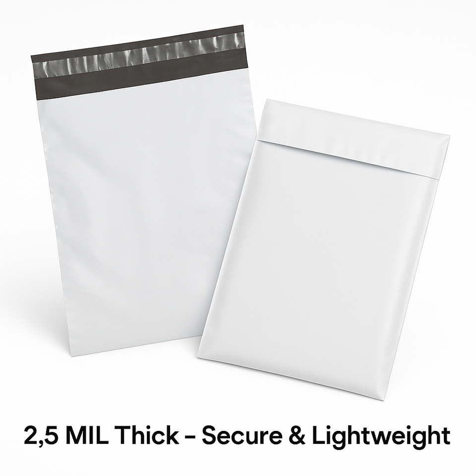 Shipping Poly Mailers – 2.5 MIL Self Seal Bags – Multi Sizes ...