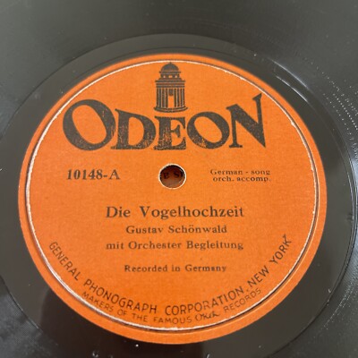 GERMAN Odeon 78 RINALDO-DIE VOGELHOCHZEIT V+ | eBay