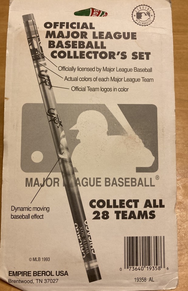 MLB Baseball Collector's Set Of 14 NATIONAL LEAGUE Team Pencils 1993 In ...