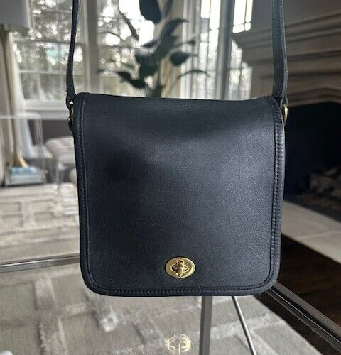 Costa Rica Vintage Coach Legacy Companion Flap 9076 Black Leather | eBay