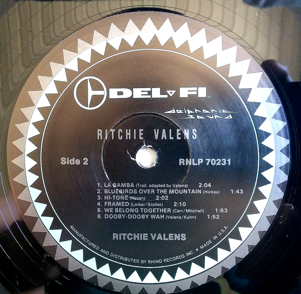RITCHIE VALEN - Ritchie Valens - Vinyl LP Del-Fi RNLP 70231 La Bamba ...