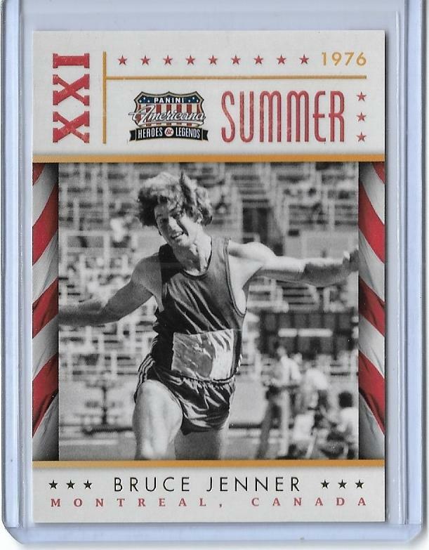 AWESOME 2012 PANINI AMERICANA BRUCE "CAITLYN" JENNER CARD #6 ~ OLYMPIC ...