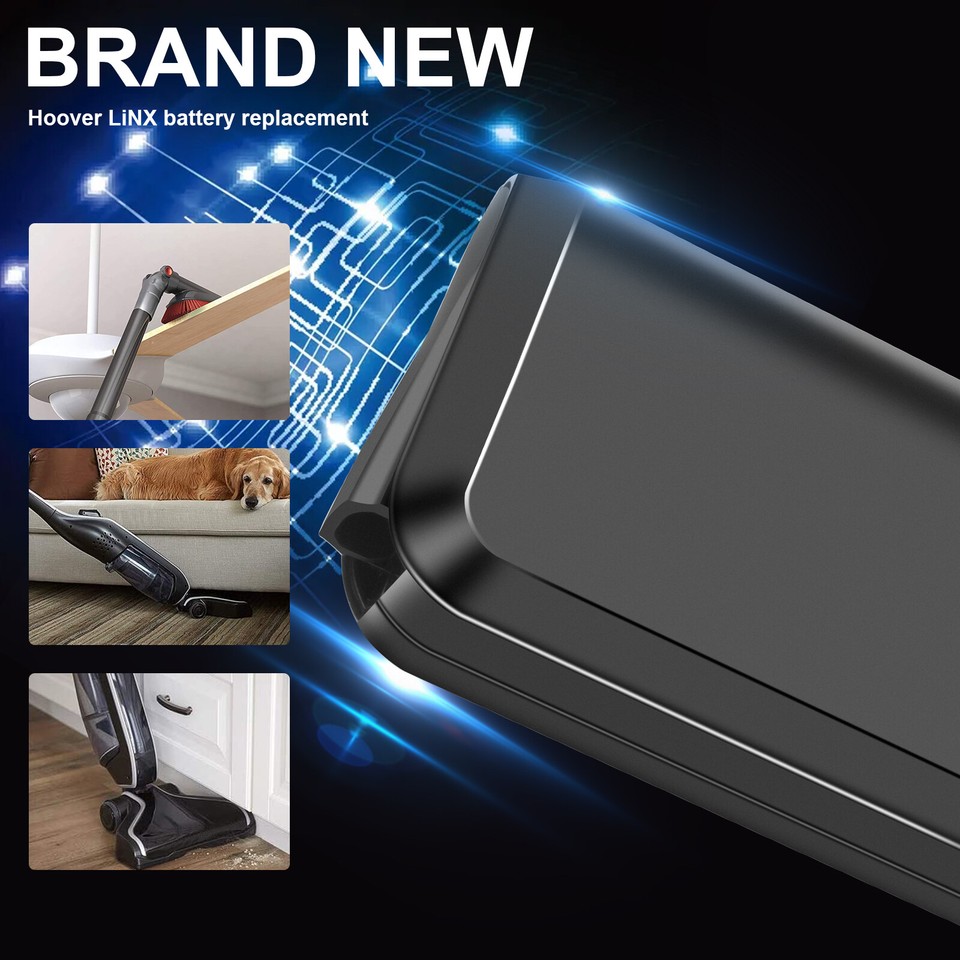 For Hoover BH50000 LiNX Lithium Ion Battery 4.0Ah BH50010 Cordless ...