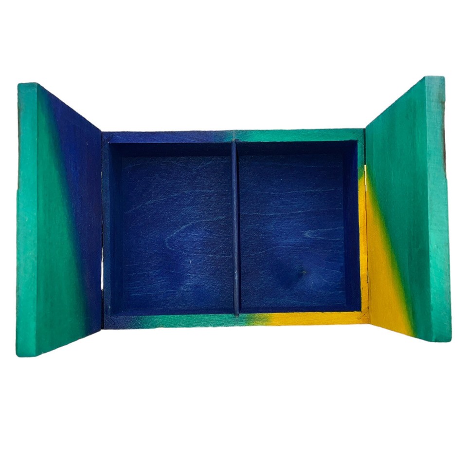 Enchanted World of Boxes Sun & Stars Bohemian Folk Art Trinket Jewelry ...