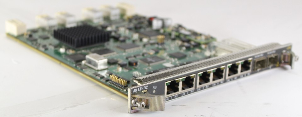 Alcatel-Lucent A8-ETH 8 Ports Ethernet Card 3HE02776BAAB01 82-0226-01 ...