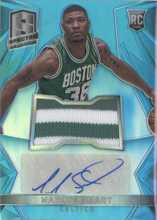 2014-15 Panini Spectra - Rookie Jersey Autographs Marcus Smart #104 ...