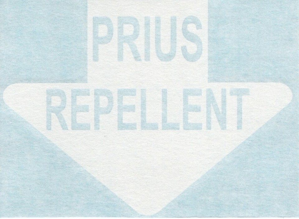 Prius Repellent Funny Diesel Car Bumper Exhaust Decal Vinyl Decal ...