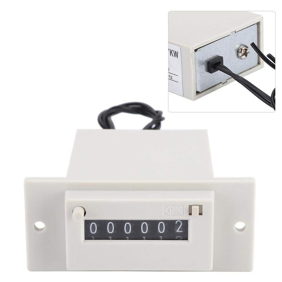 Pulse Counter Electromagnetic Totalizer CSK6-YKW Counter Electronic 0 ...