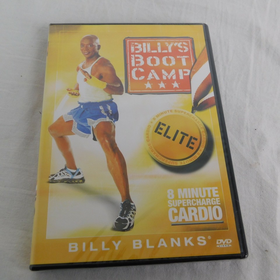 Lot of 5 Billy Blanks Boot Camp DVDs Elite Mission 1 2 3 Lower Body 8 ...