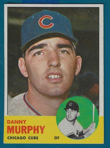 1963 Topps Baseball Chicago Cubs Danny Murphy #272 EX+ | eBay