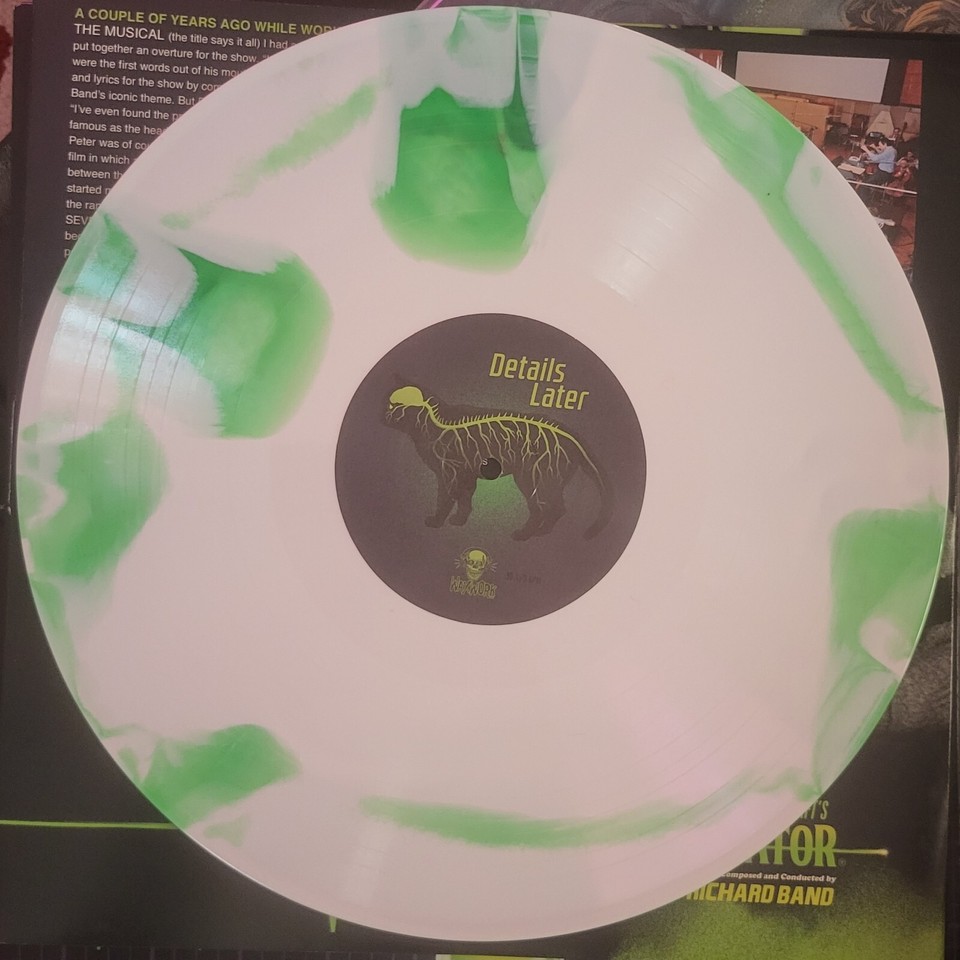 Re-Animator Soundtrack LP 2013 Waxwork Records Lovecraft White Green ...