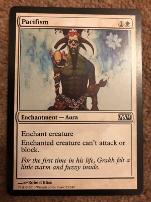 Pacifism - Magic 2014 Core Set - White - Common - Enchantment | eBay UK
