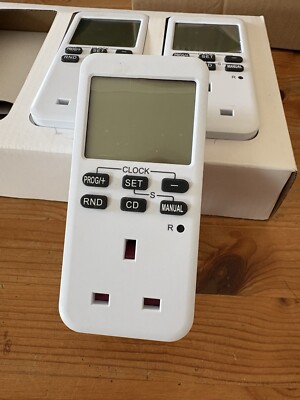 UNI-COM Electric Digital Security Timer Plug in Socket Programmable Switch Time | eBay UK