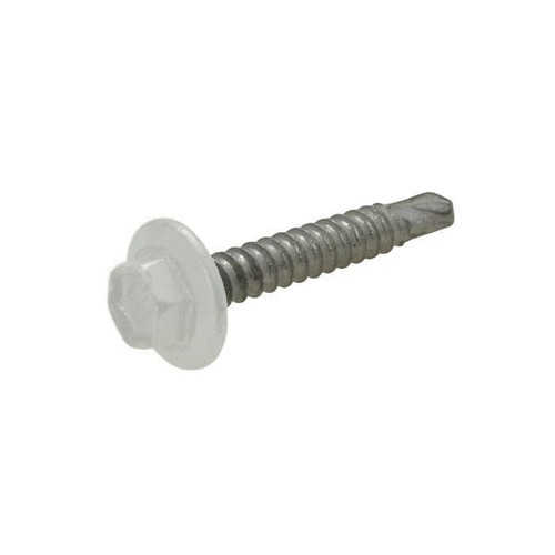 Pack of 3000 Shale Grey 12g x 20mm Hex Metal Self Drilling Shed Screw ...