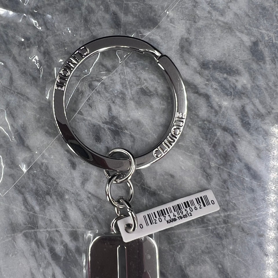 Clinique Keychain with Monogram Letter C in Silver Tone New with tag | eBay
