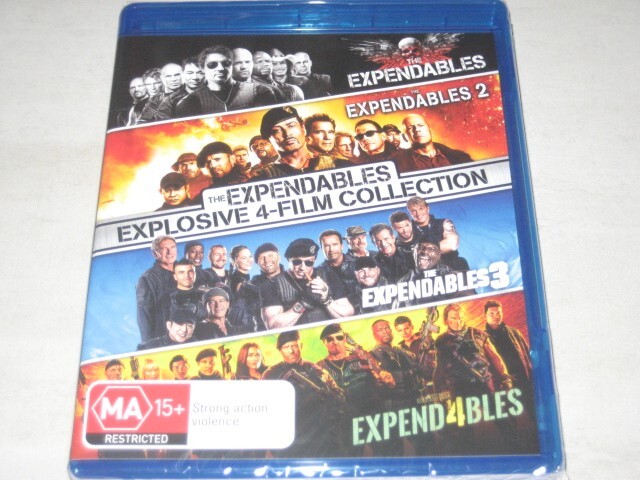 THE EXPENDABLES 4 FILM COLLECTION explosive set Blu-ray RB NEW/SEALED ...