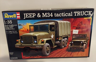 REVELL-#03029-JEEP & M34 TACTICAL TRUCK SEALED | eBay