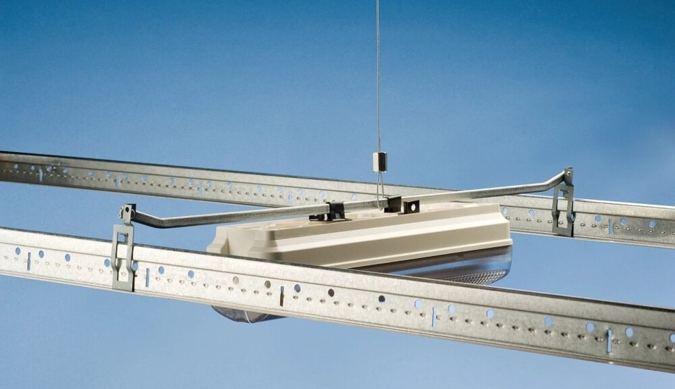 Caddy 512, 24" Span Box Hanger, 20 Lb Load, T-Grid Box Hanger, 1pc | eBay