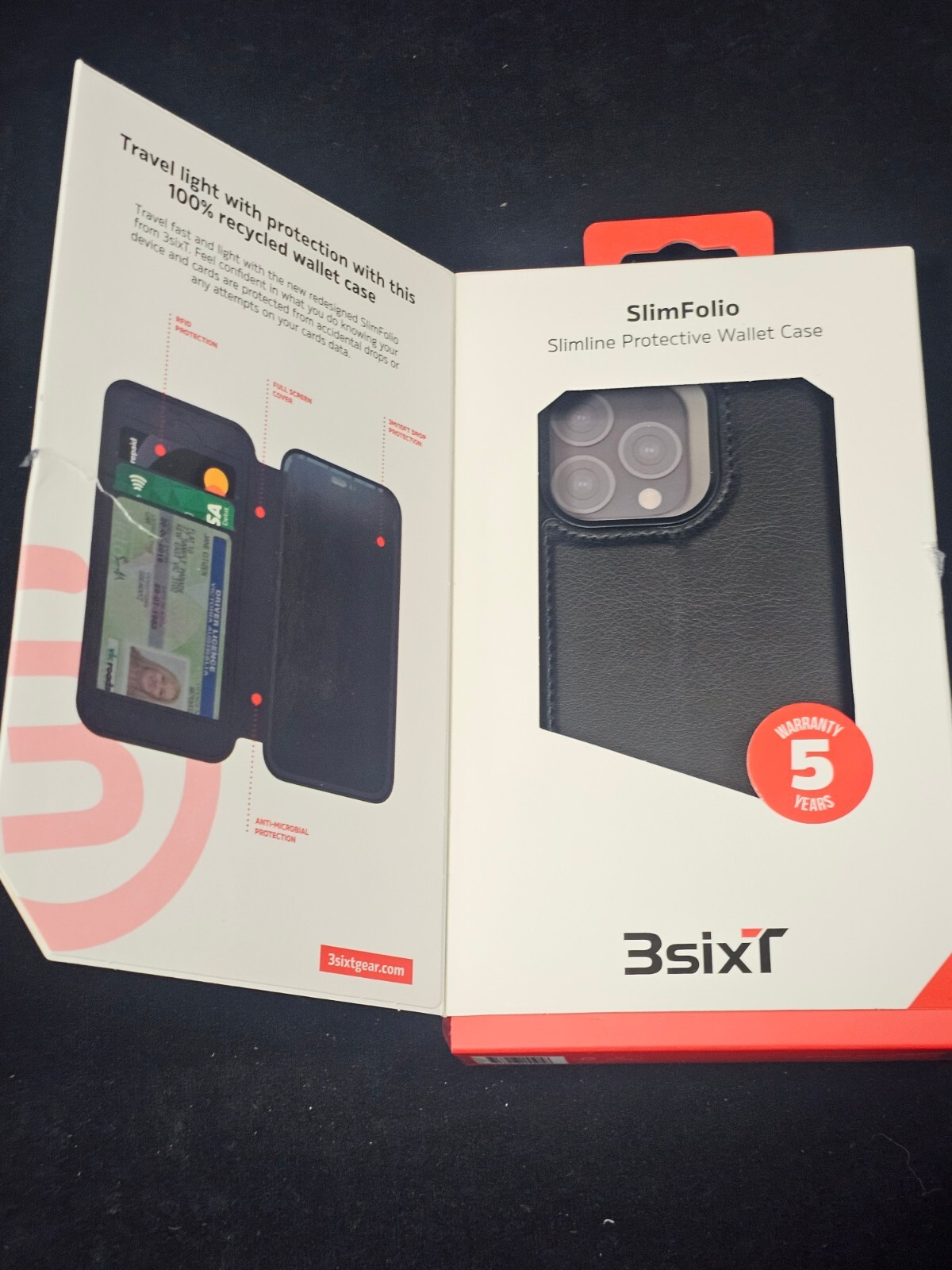 3SIXT SLIM FOlIO SLIMLINE PROTECTIVE WALLET CASE FOR OPHONE 14 PRO | eBay