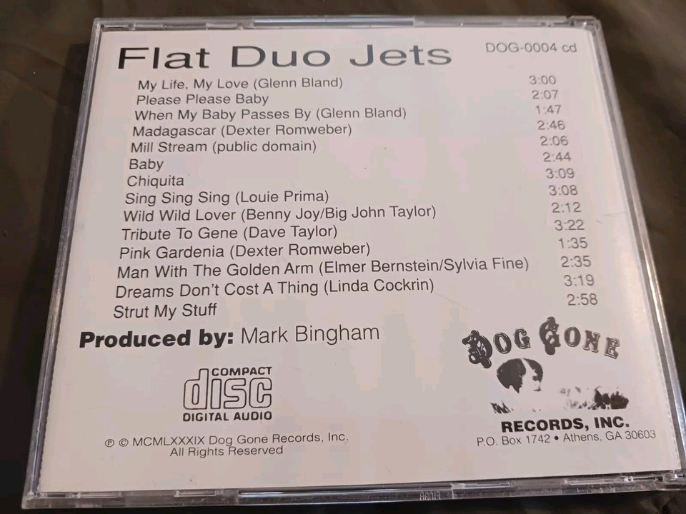 Flat Duo Jets by Flat Duo Jets (CD, Dog Gone Records) 19011503028| eBay