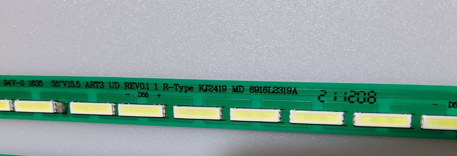 LG 55UH6150 55UF6450 LED BACKLIGHT STRIPS 6916L2318A/ 6916L2319A NEW | eBay