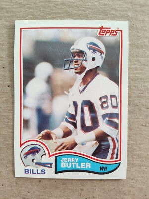 JERRY BUTLER Buffalo BILLS 1982 TOPPS FOOTBALL CARD #24 | eBay