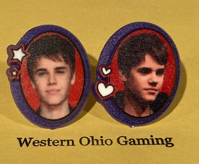 Justin Bieber 2 x Plastic Rings Cake Topper Toy READ USED | eBay