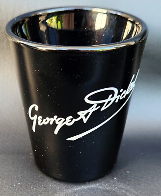 George Dickel Black Shot Glass (EUC) | eBay