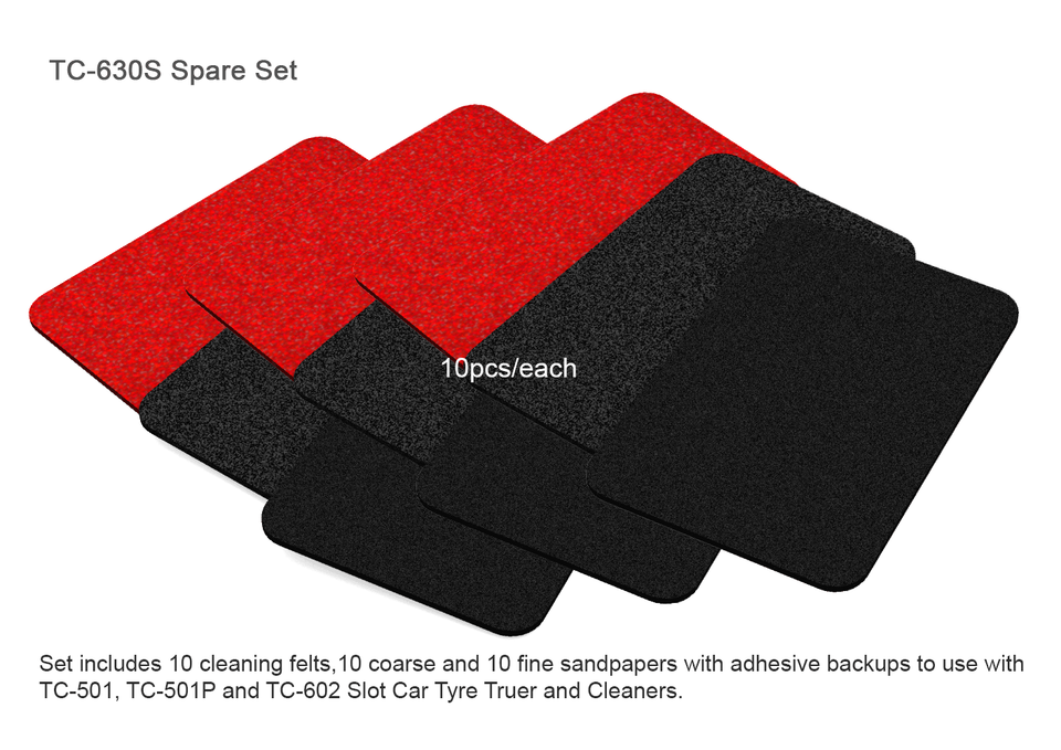 SLOT CAR TOOL PACK 1:64 TO 1:24 SCALE (Truer/Cleaner, Track Tester ...