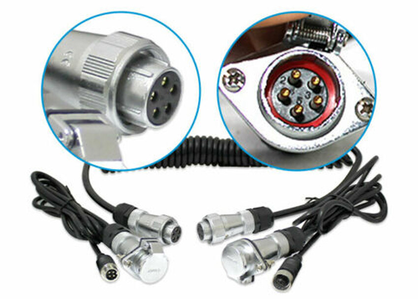 Heavy Duty Trailer Cable Suzy Coil Kit 4PIN Connector for Caravan ...