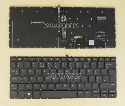 New For HP EliteBook 830 G9 835 G9 830 G10 835 G10 Keyboard Backlit No ...