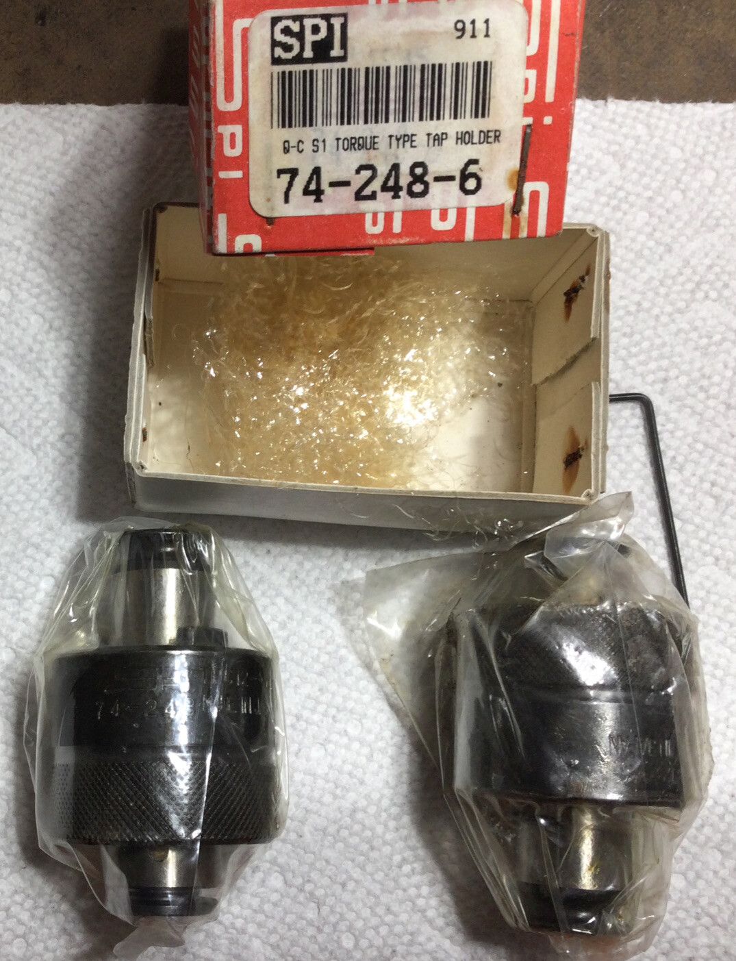 (2 Pack)- SPI 74-248-6, Quick Change S1 5/16" Torque Type Tap Holder ...