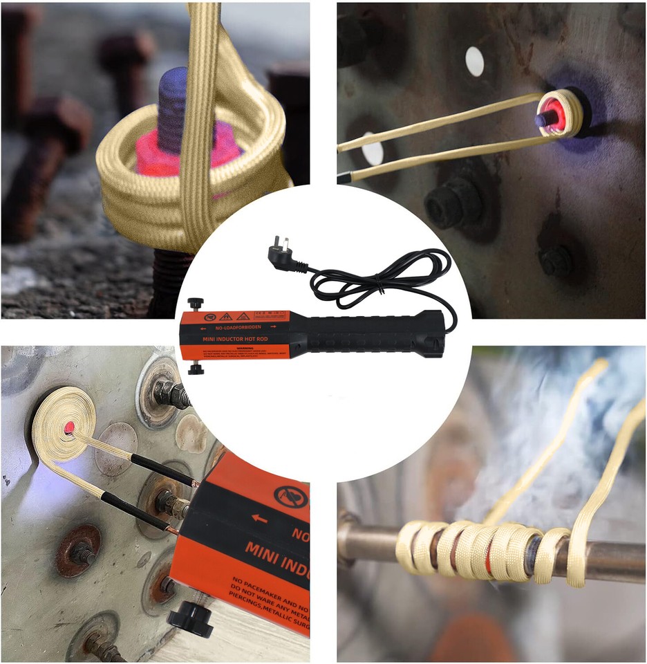 110V 1KW Induction Heater With 4 Coil Flameless Magnetic Induction ...