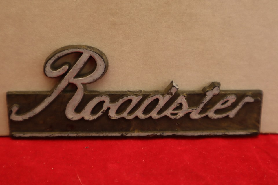 Vintage Mazda “Roadster” Plastic Script Emblem Pair OEM Rat Rod | eBay