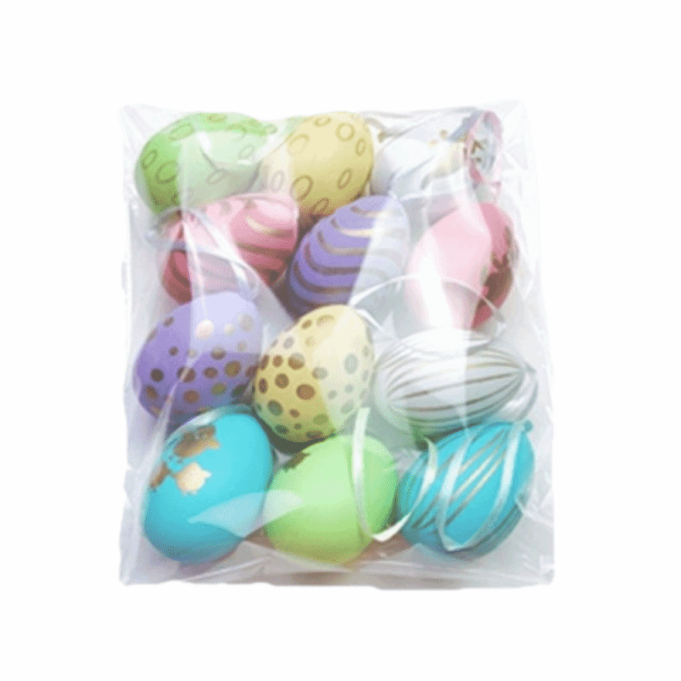 12Pcs/Set Easter Egg Easter Hand Painted Egg Happy Easter | eBay Australia