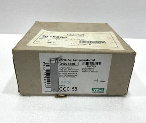 MSA Auer LA 96-AS Lung Demand Valve D4075850 | eBay
