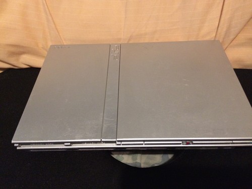 Sony PS2 SLIM NEW Laser GUARENTEED Playstation 2 Silver Console Only ...