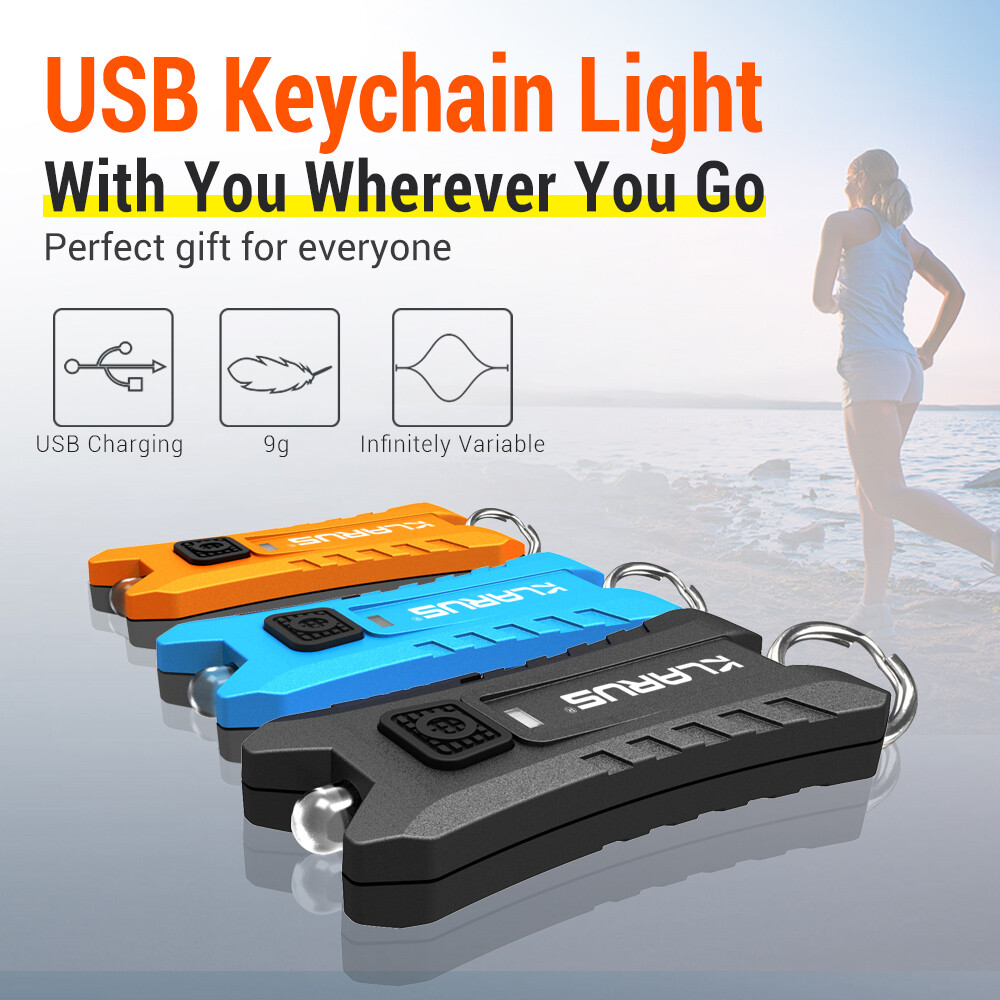 KLARUS Mi2 Rechargeable LED Key Chain Torch 40 Lumens Pocket Keychain ...