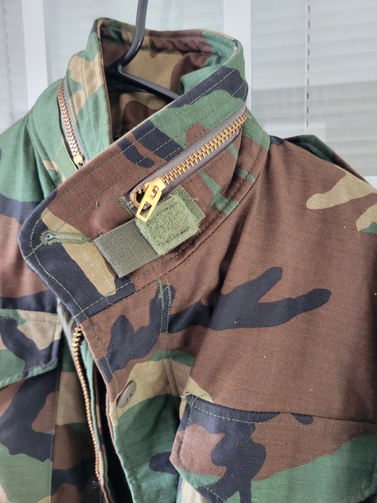 Vintage Find USGI Issued Military M65 BDU Field Jacket Woodland Camo ...