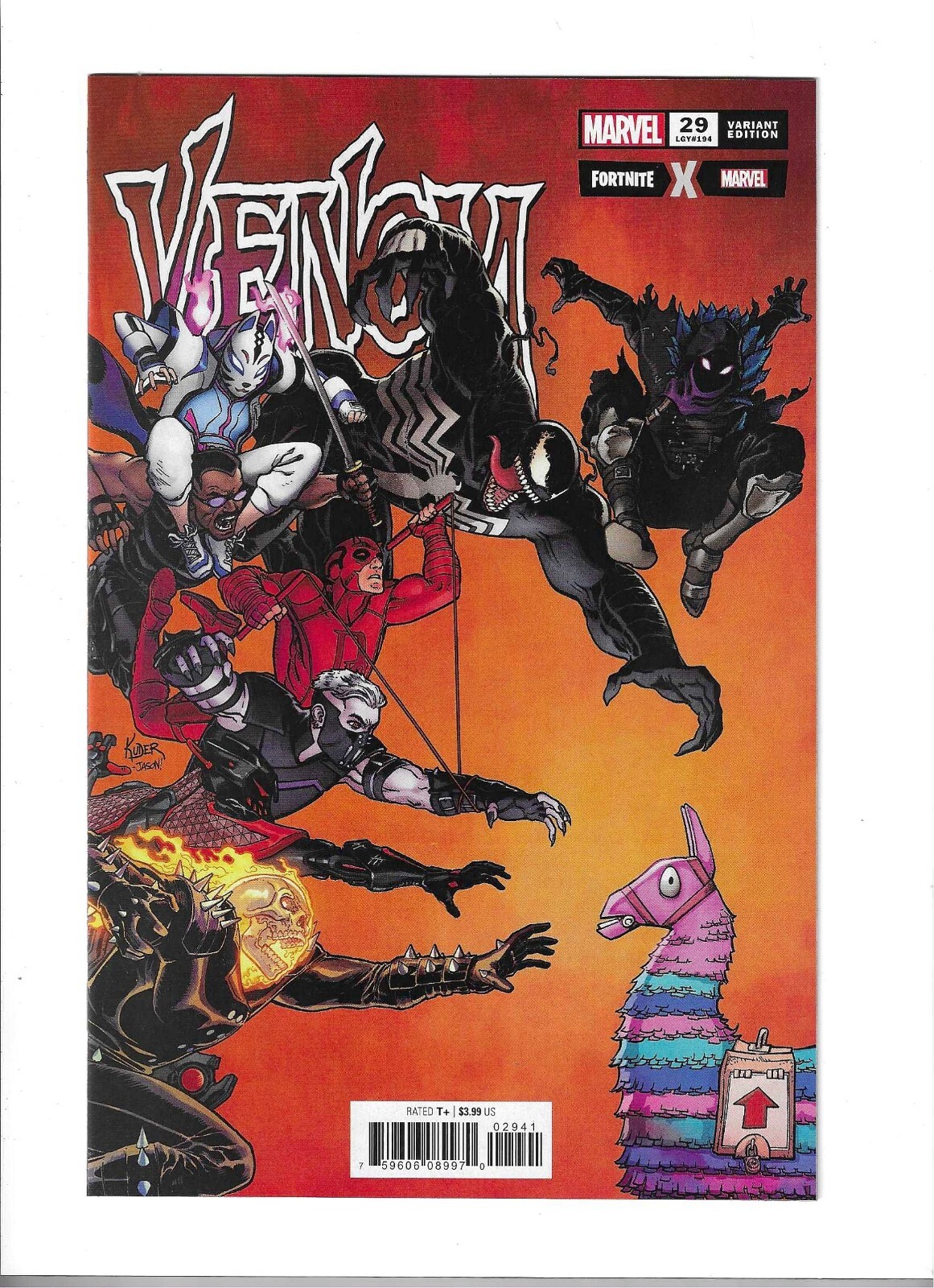 Venom #29 Kuder Fortnite Variant Cover Origin Of Codex KEY Marvel ...