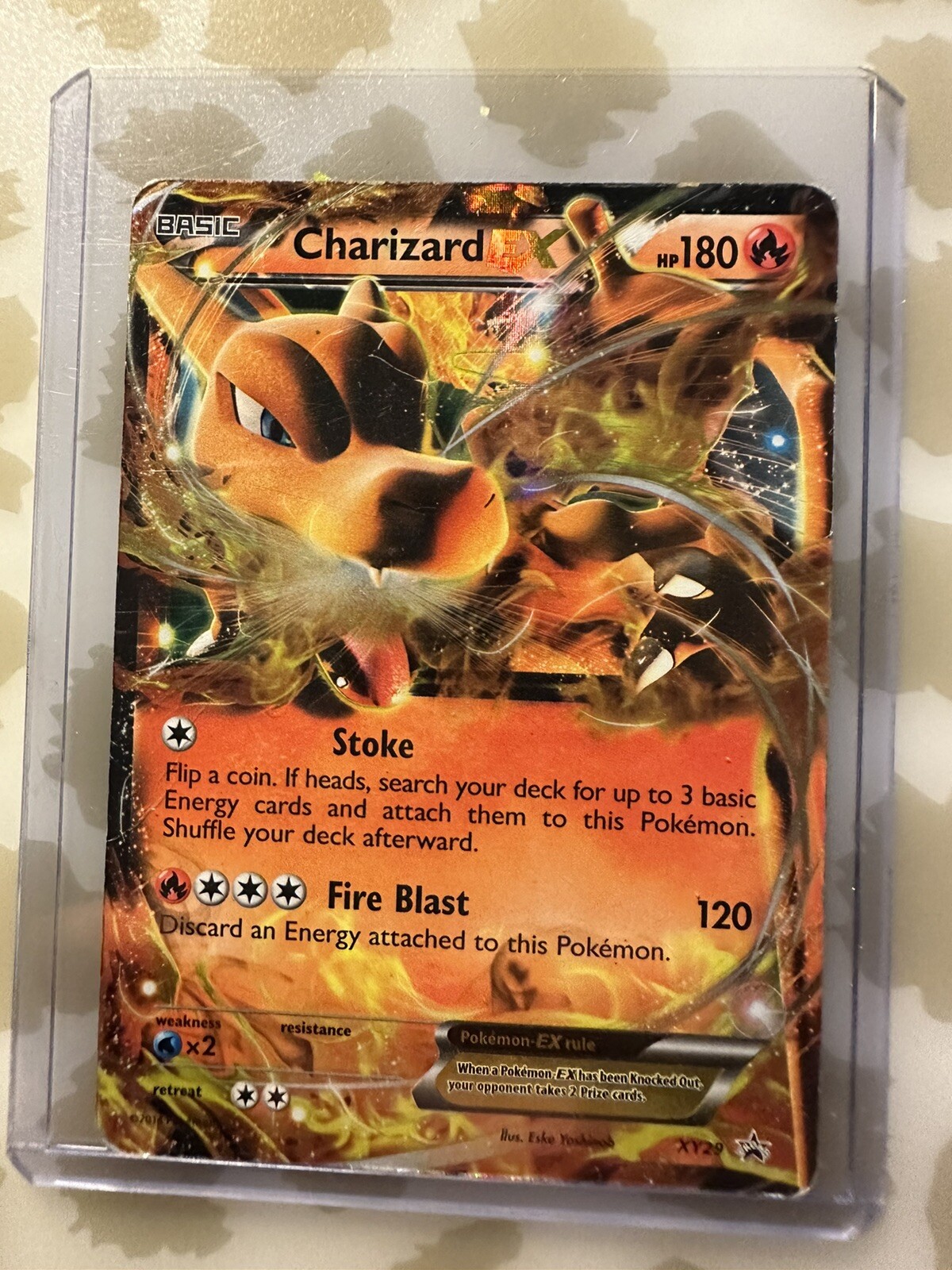 Pokémon TCG Charizard EX (XY29) XY Promo Black Star Promos Ultra Rare ...