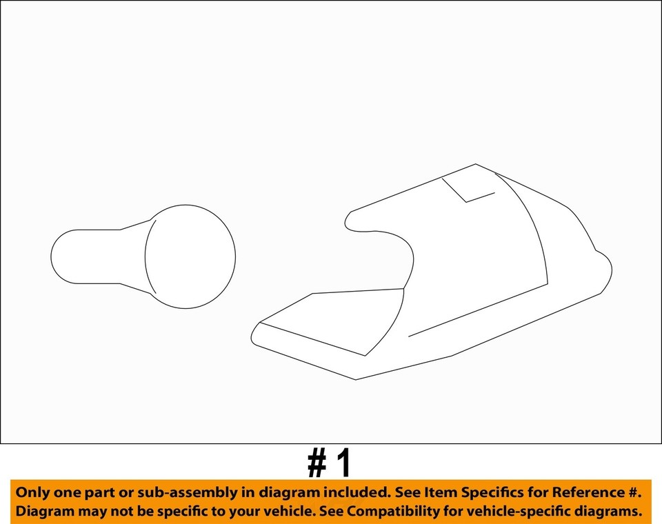 GM OEM 97-24 Acadia Rear Lamps License Lamps-License Lamp 13502178 | eBay