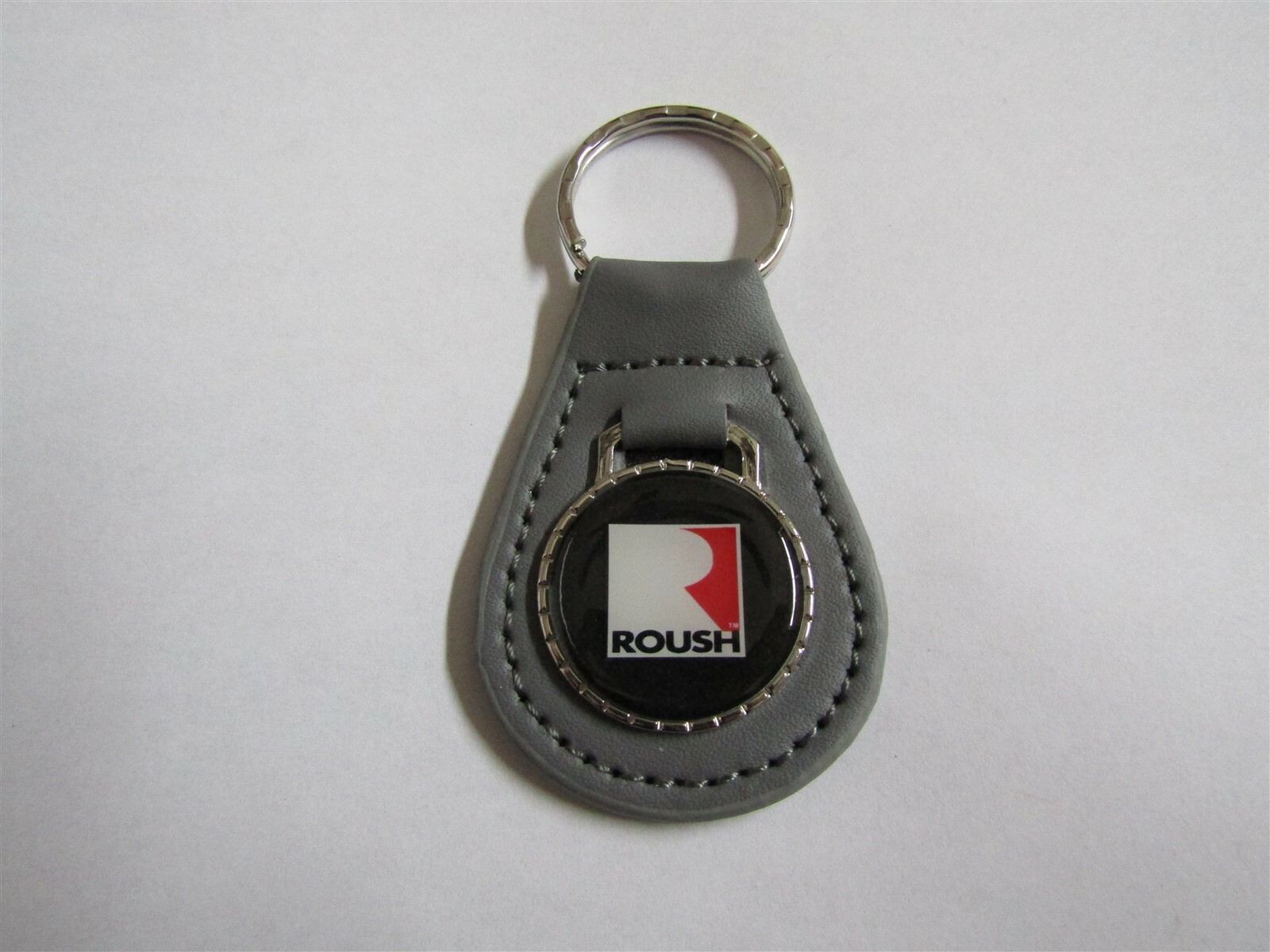 ROUSH RACING STAGE 1 2 3 FORD MUSTANG CHALLENGER F150 KEYCHAIN GREY w ...