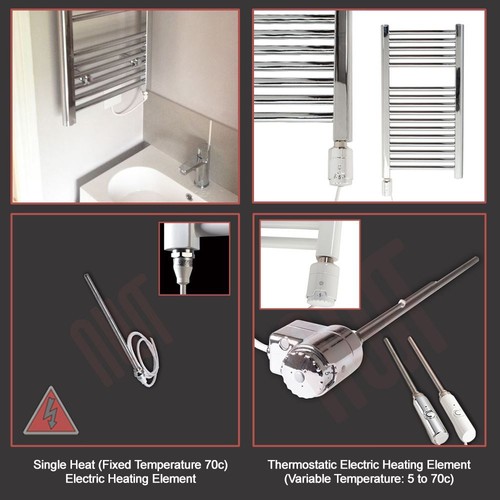 Electric Heating Elements for Heated Towel Rails Warmers Radiators 100W ...