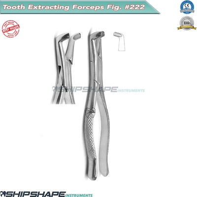 Extracting Forceps #222 Lower 3rd Molar Extraction Dental Surgical ...