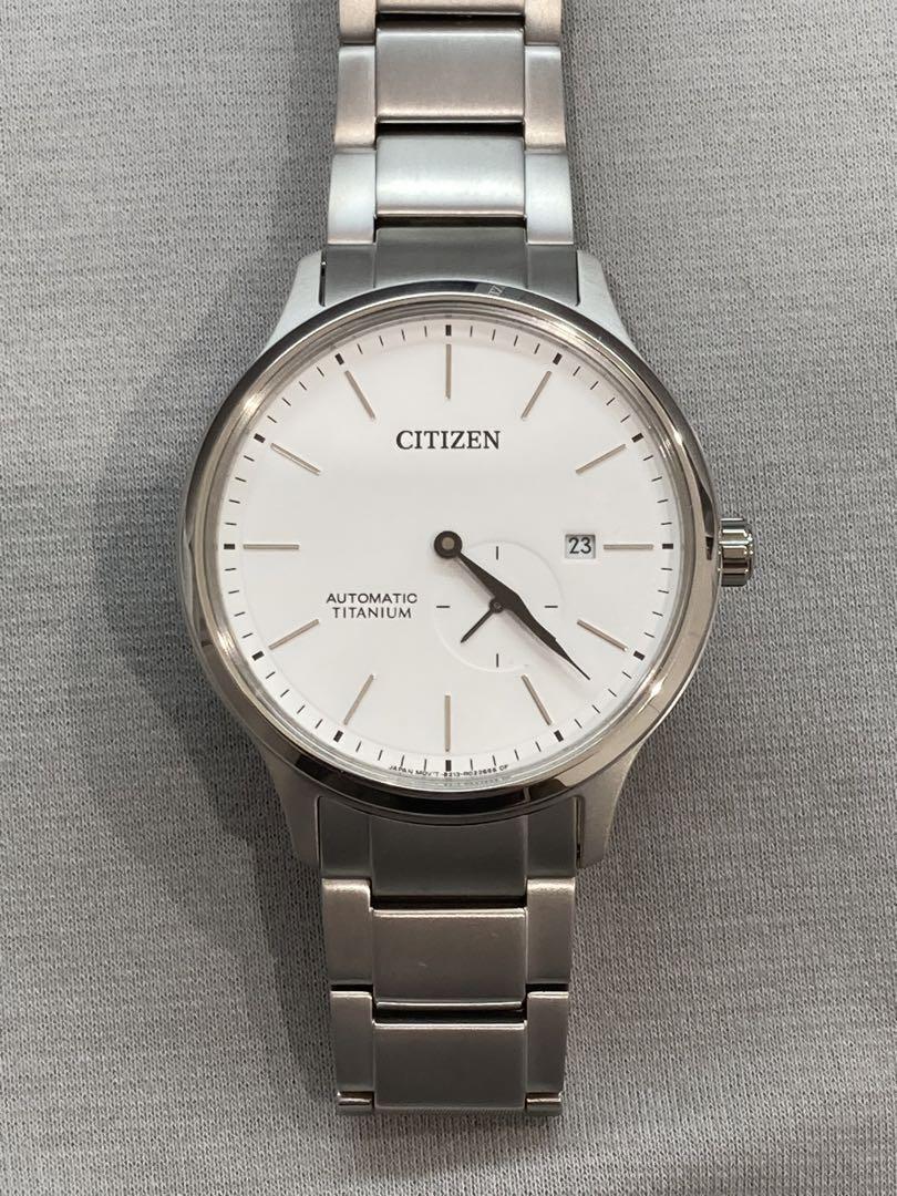 Citizen 8213-R008510 NJ0090-81A Titanium Date Automatic Mens Watch Auth ...